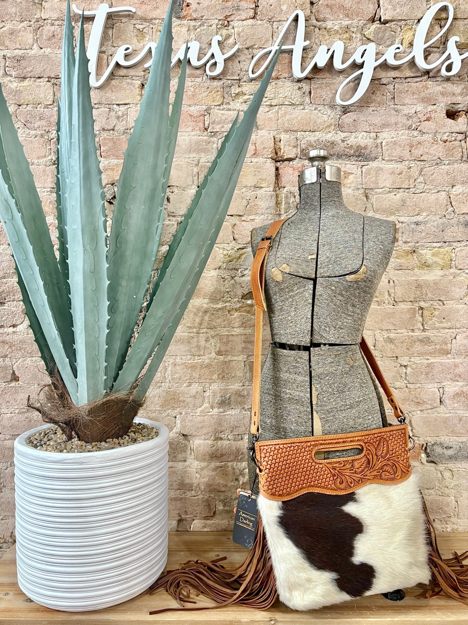 American Darling Leather Purse – Texas Angels